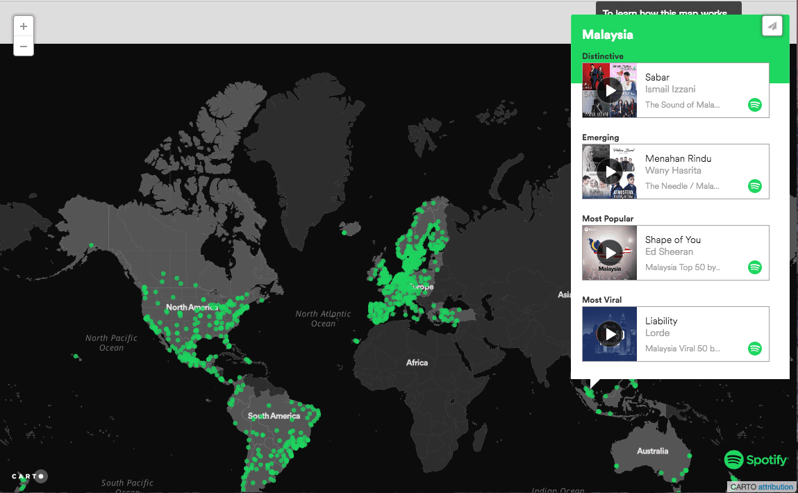Spotify Musical Cities Review | Musical Geography